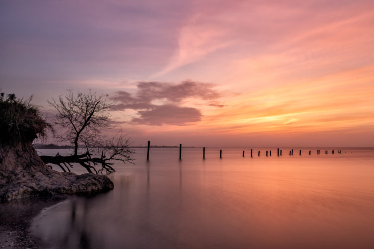 Sunset on Copano Bay - T. Kahler Photography